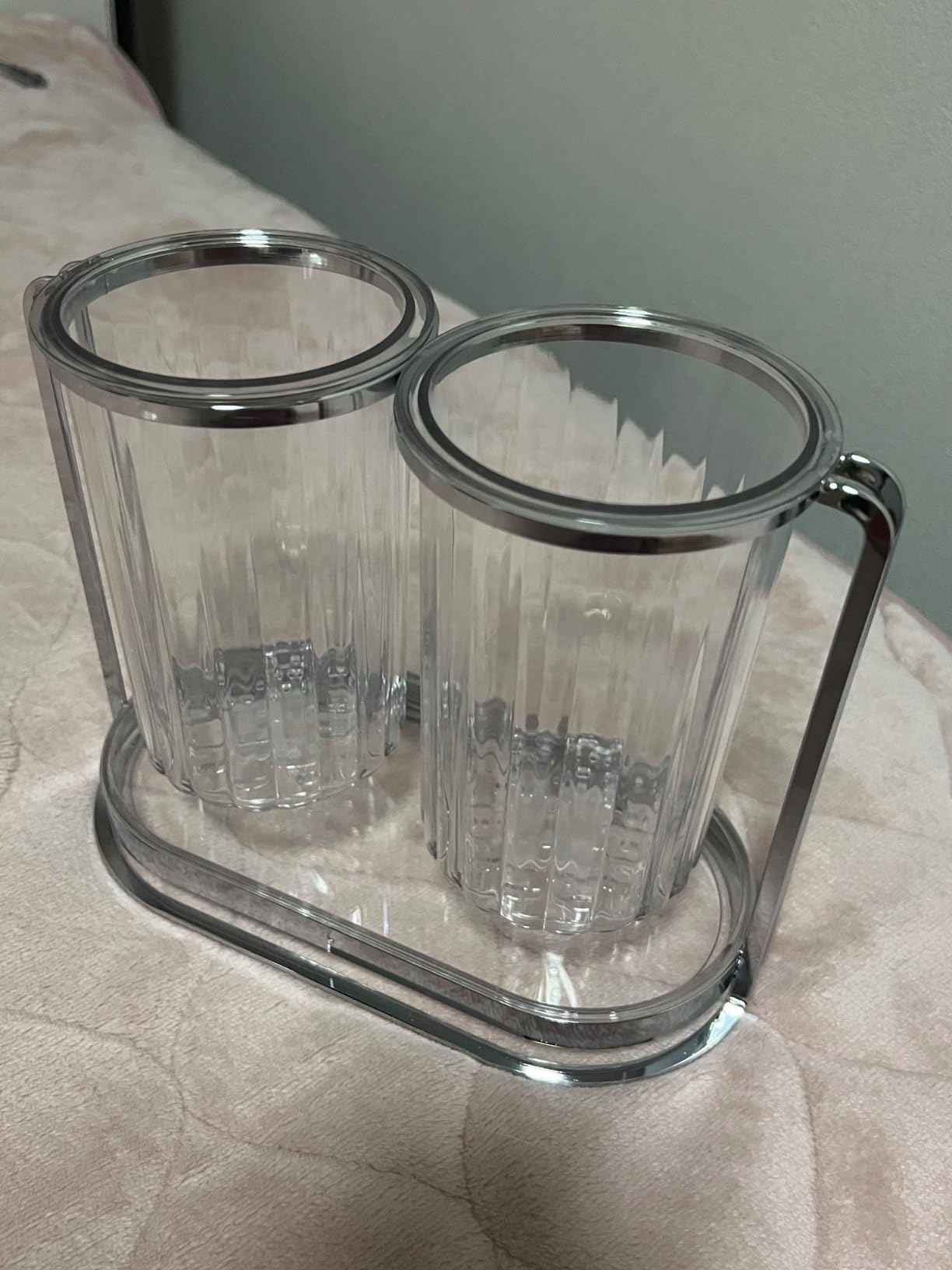 Amazon｜DoocliB 箸立て カトラリースタンド 卓上 ステンレス製 箸 水切り 箸入れ おしゃれ キッチンツールスタンド 収納便利(箸立て-ダブル 丸型)｜箸立て オンライン通販