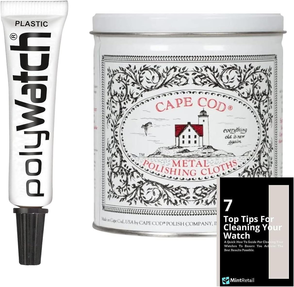 Cape Cod Economy Tin Metal Polish-8828, (6) 4 x 6, (1) 12 x 12 ...