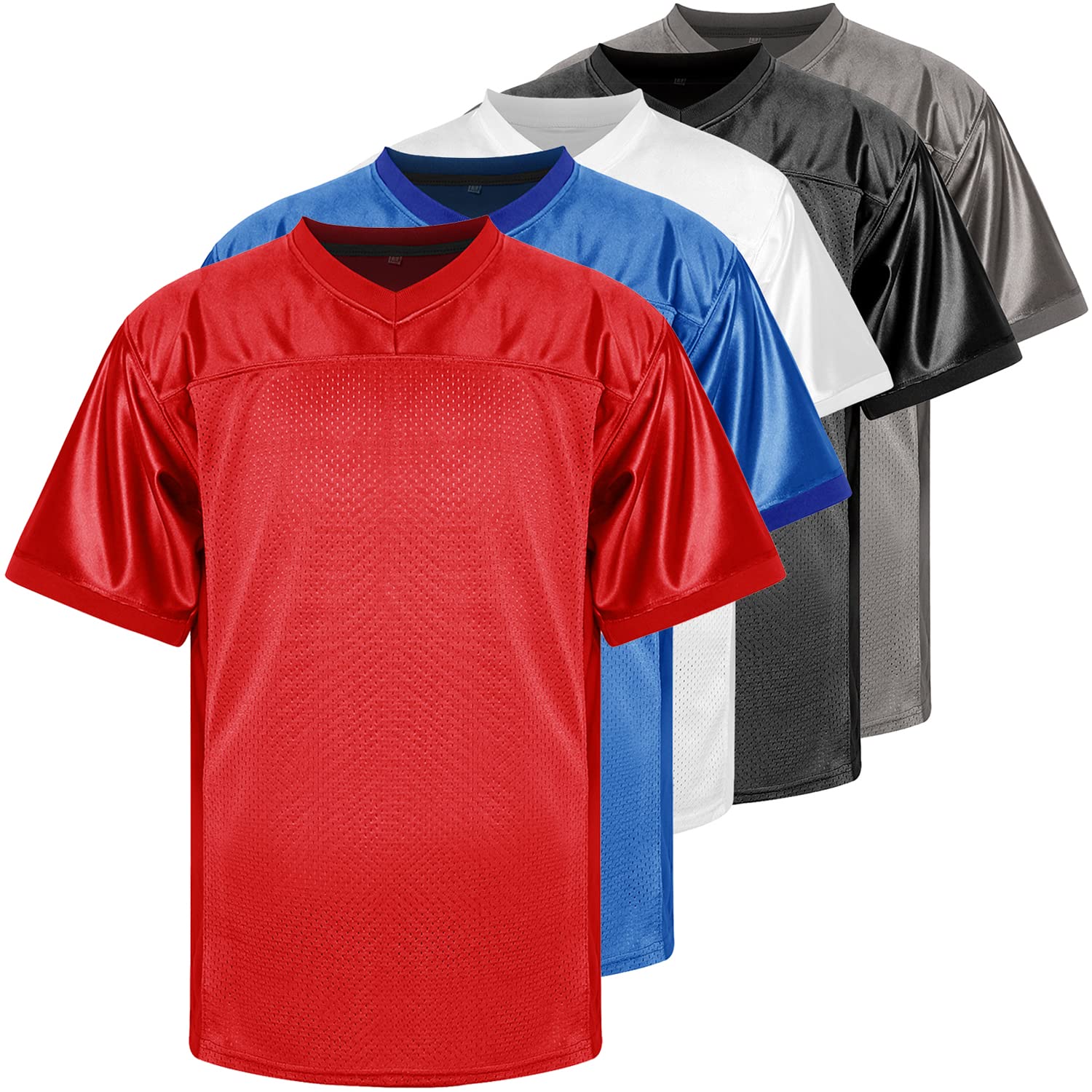 Snapklik.com : Blank Football Jersey, Sports T-Shirt Hip Hop Jersey For ...