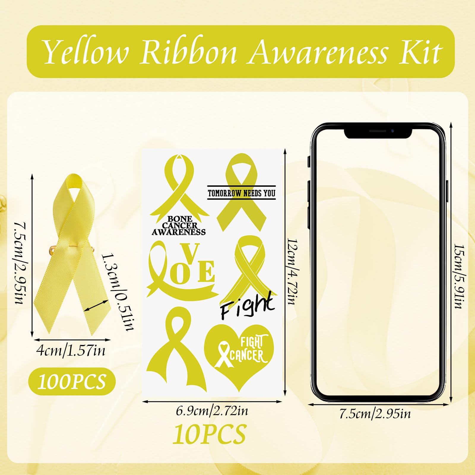 Sarcoma Ribbon Tattoos