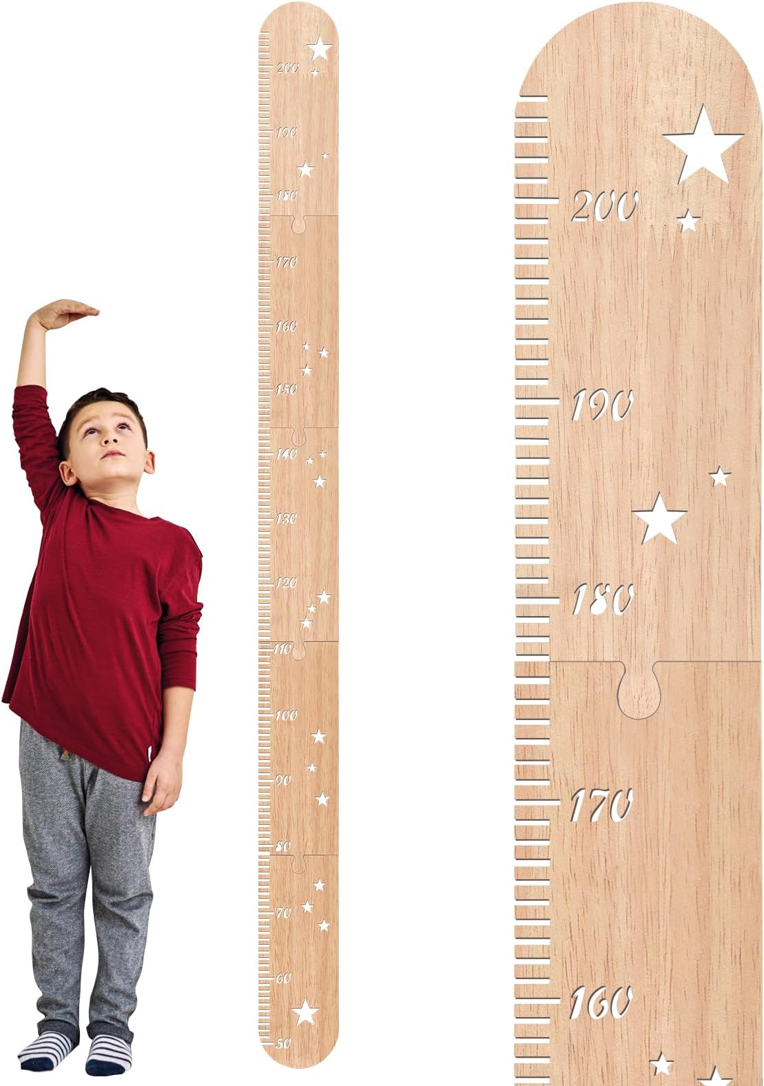 Amazon.com: Growth Chart for Wall, Wooden Height Chart for Kids, Height ...