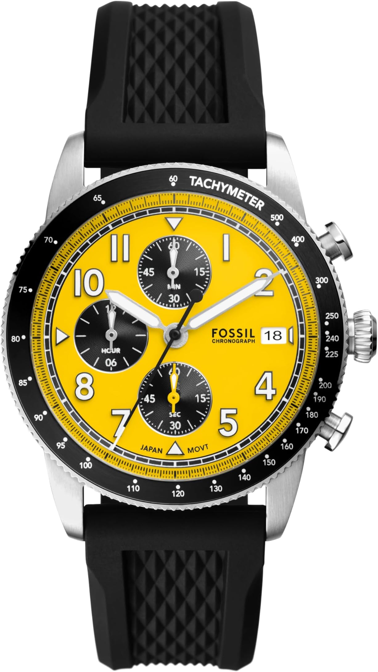Fossil Men's Sport Tourer Quartz Stainless Steel Chronograph Watch ...