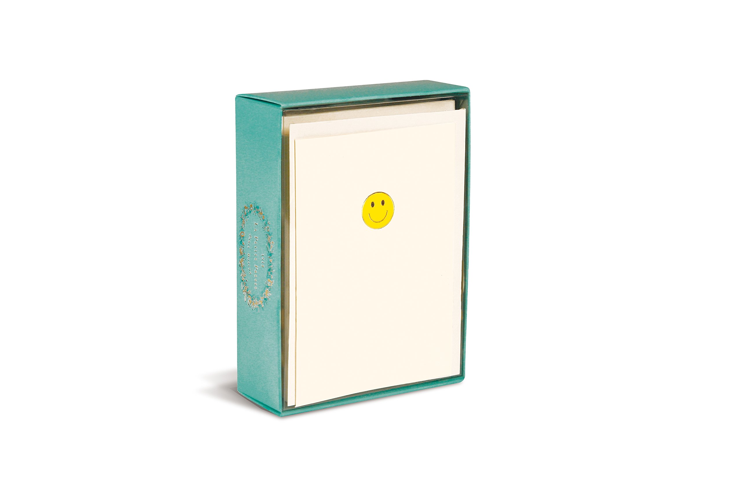 Graphique Smiley Face La Petite Presse Boxed Notecards - 10 Embossed ...