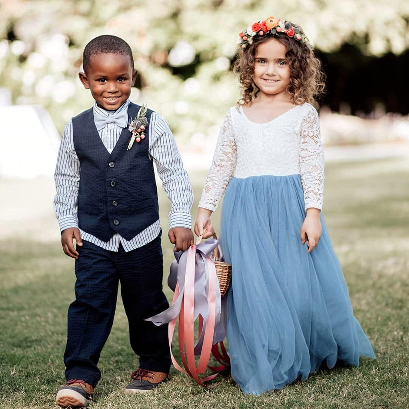 2Bunnies Girl Peony Lace Back A-Line Straight Tutu Tulle Party Flower ...