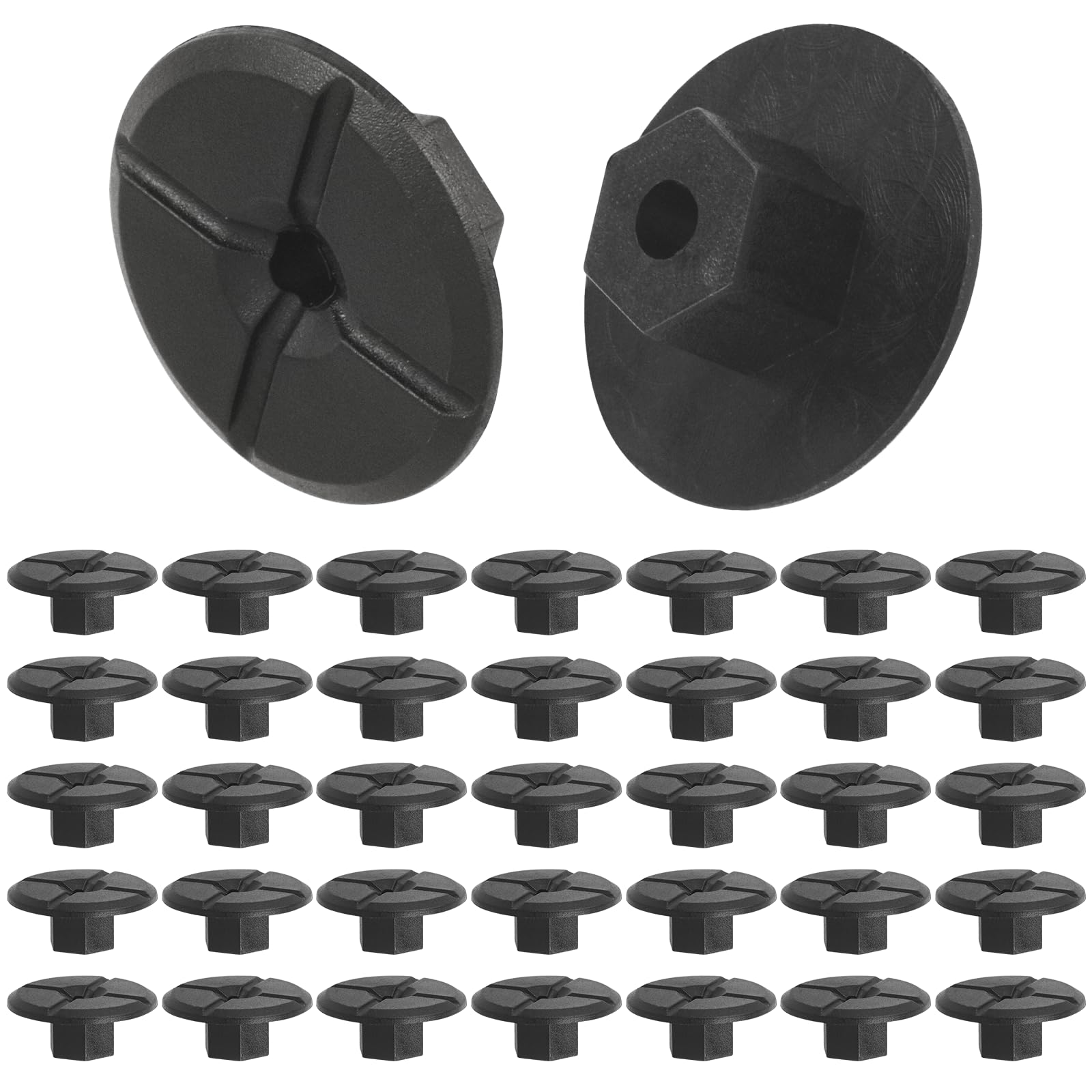 Aiyomi 50 Stück Kunststoffmutter Radhaus Schutz Verkleidung ...