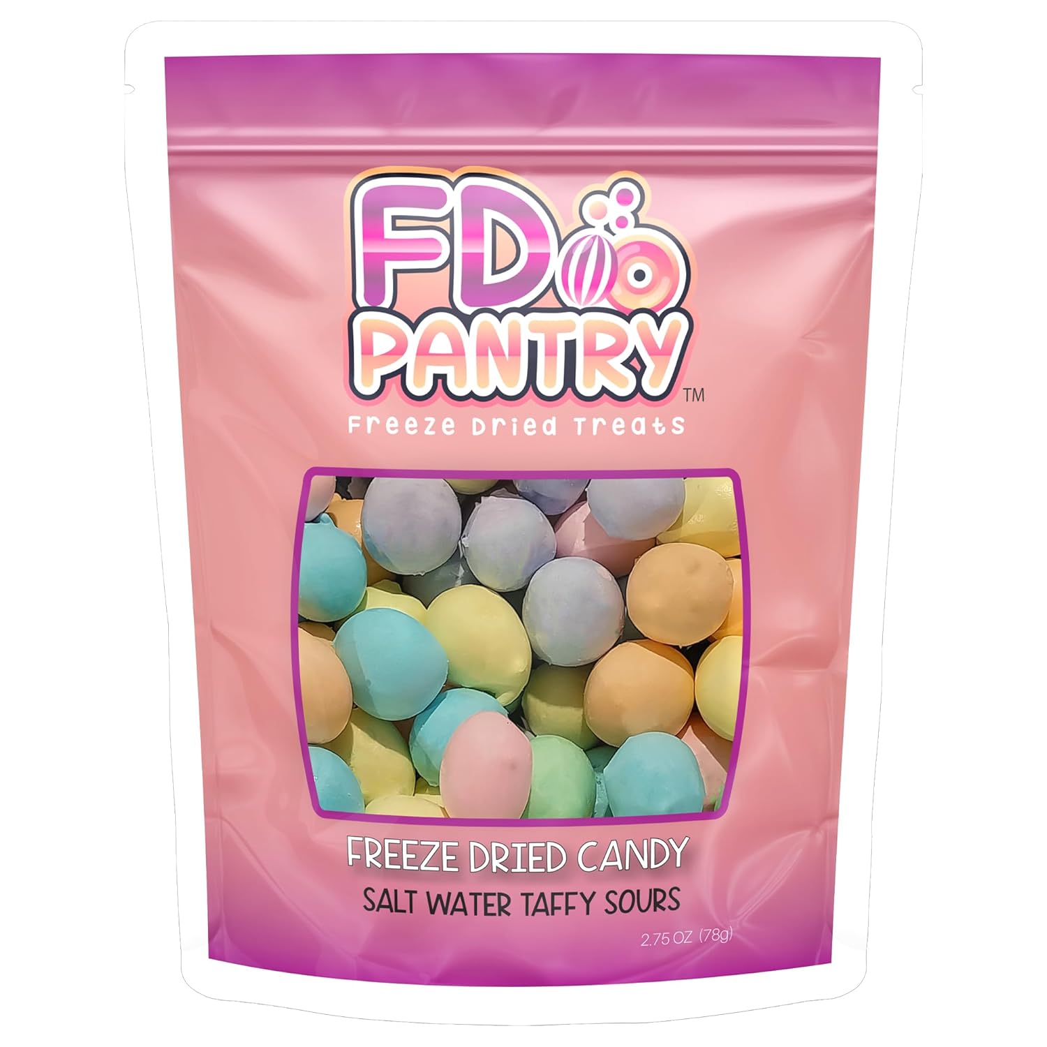 Amazon.com : Sour Freeze Dried Candy - Freeze Dried Salt Water Taffy ...