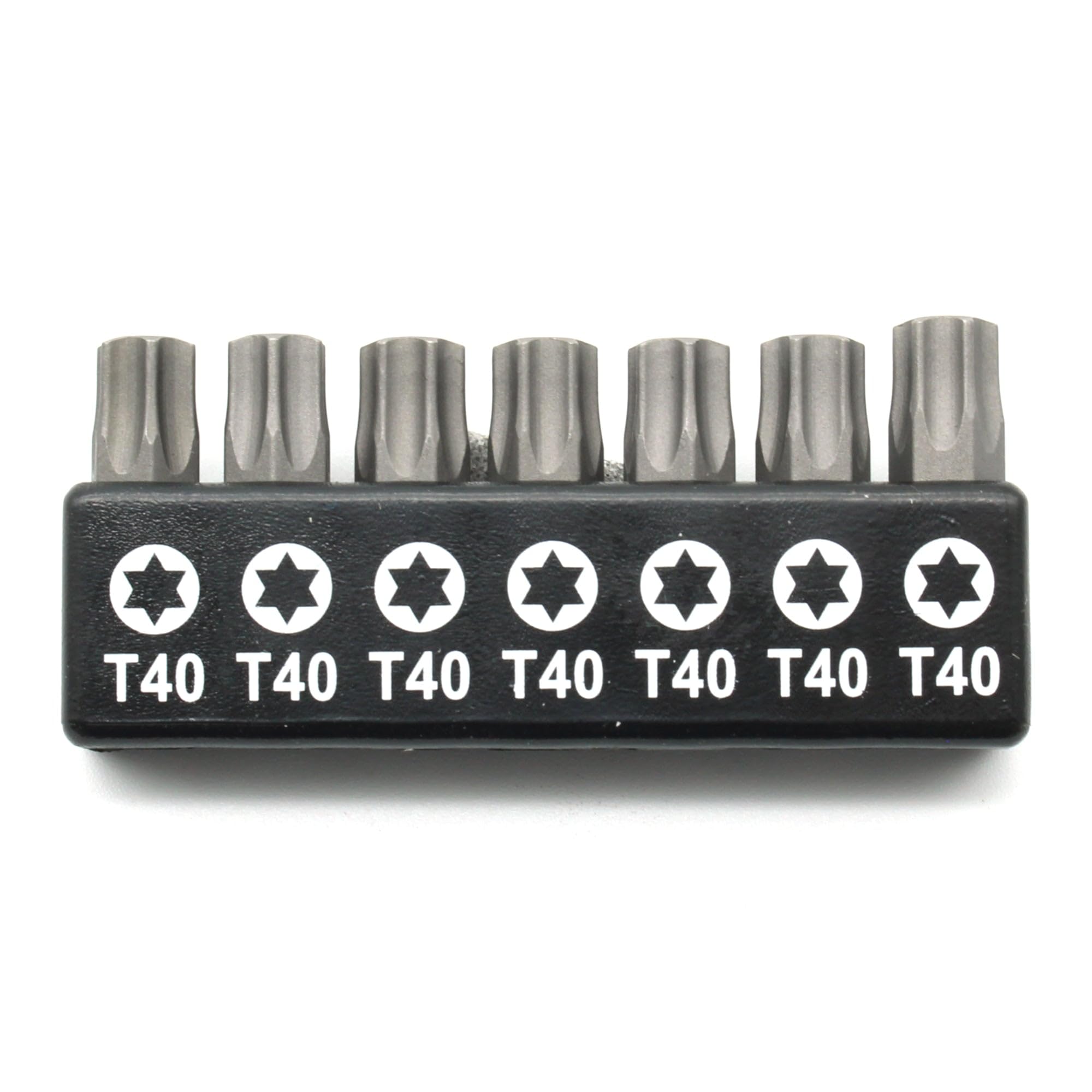 TMAX 7pc 1 Inch T40 Torx Bit Set - Quick Change Star Driver Bits for ...