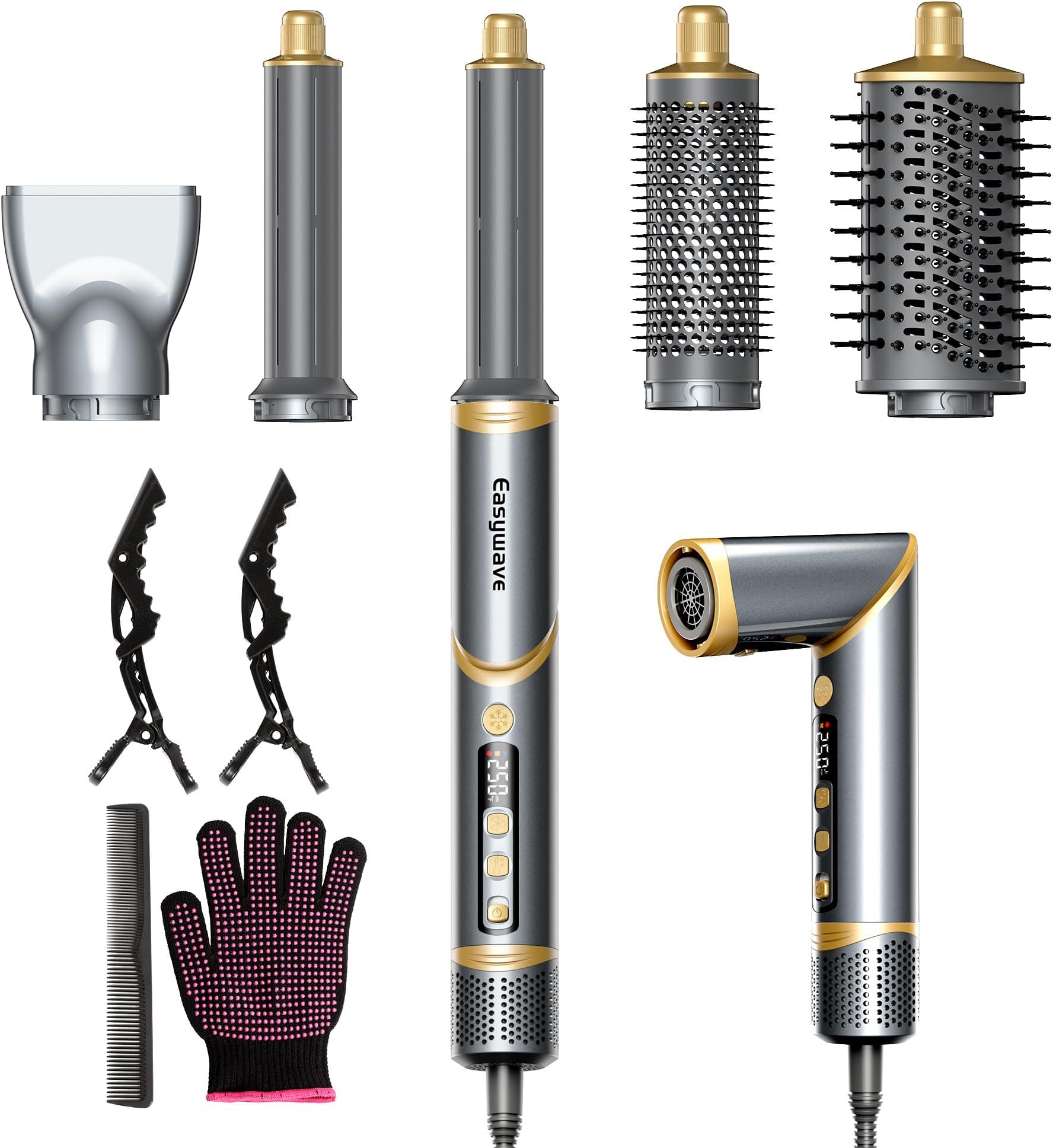 Amazon.com : Easywave Air Wrap Hair Styler: Flexible 5 in 1 Styling ...