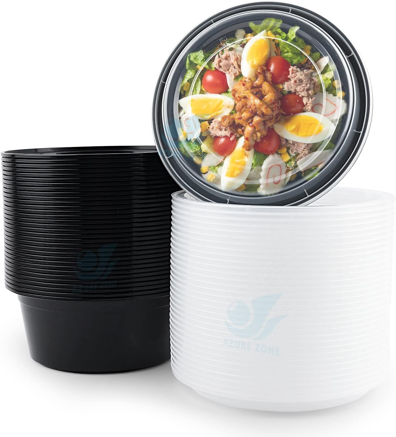 Amazon.com: DHG PROFESSIONAL 48 oz Round Food Containers Meal Prep ...