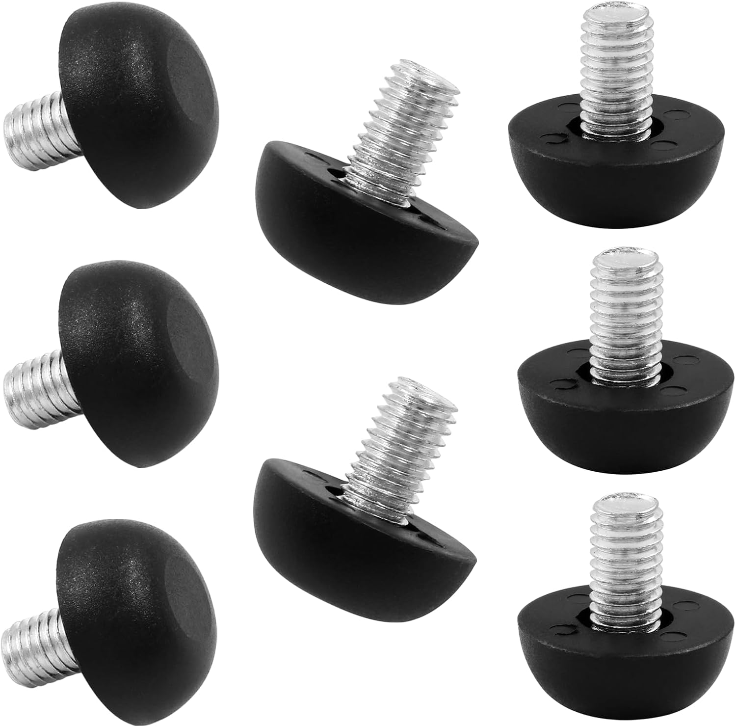 Litoexpe M8 Adjustable Furniture Leg Levelers, 8pcs Thread Screw in ...