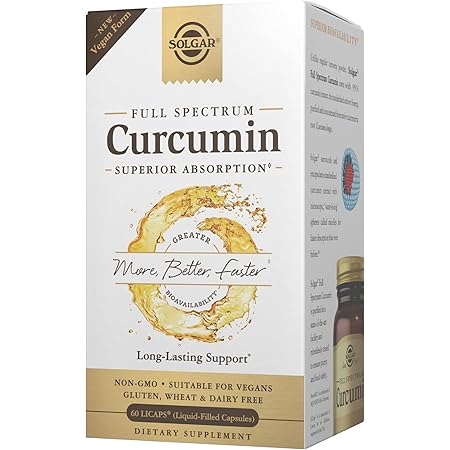Amazon.com: Solgar Full Spectrum Curcumin - 105 LiCaps - Superior ...