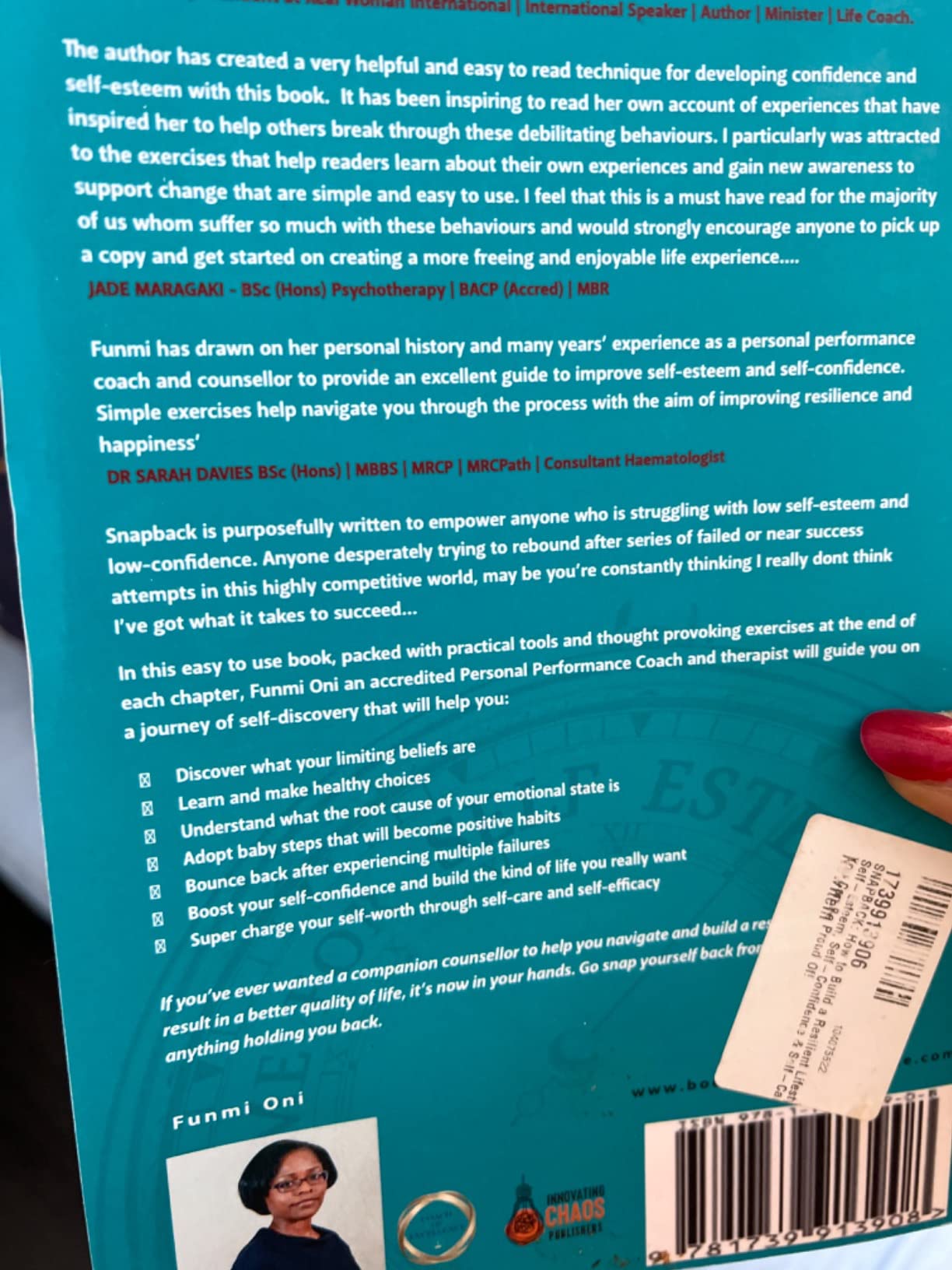 SNAPBACK: How to Build a Resilient Lifestyle, Self-Esteem, Self ...