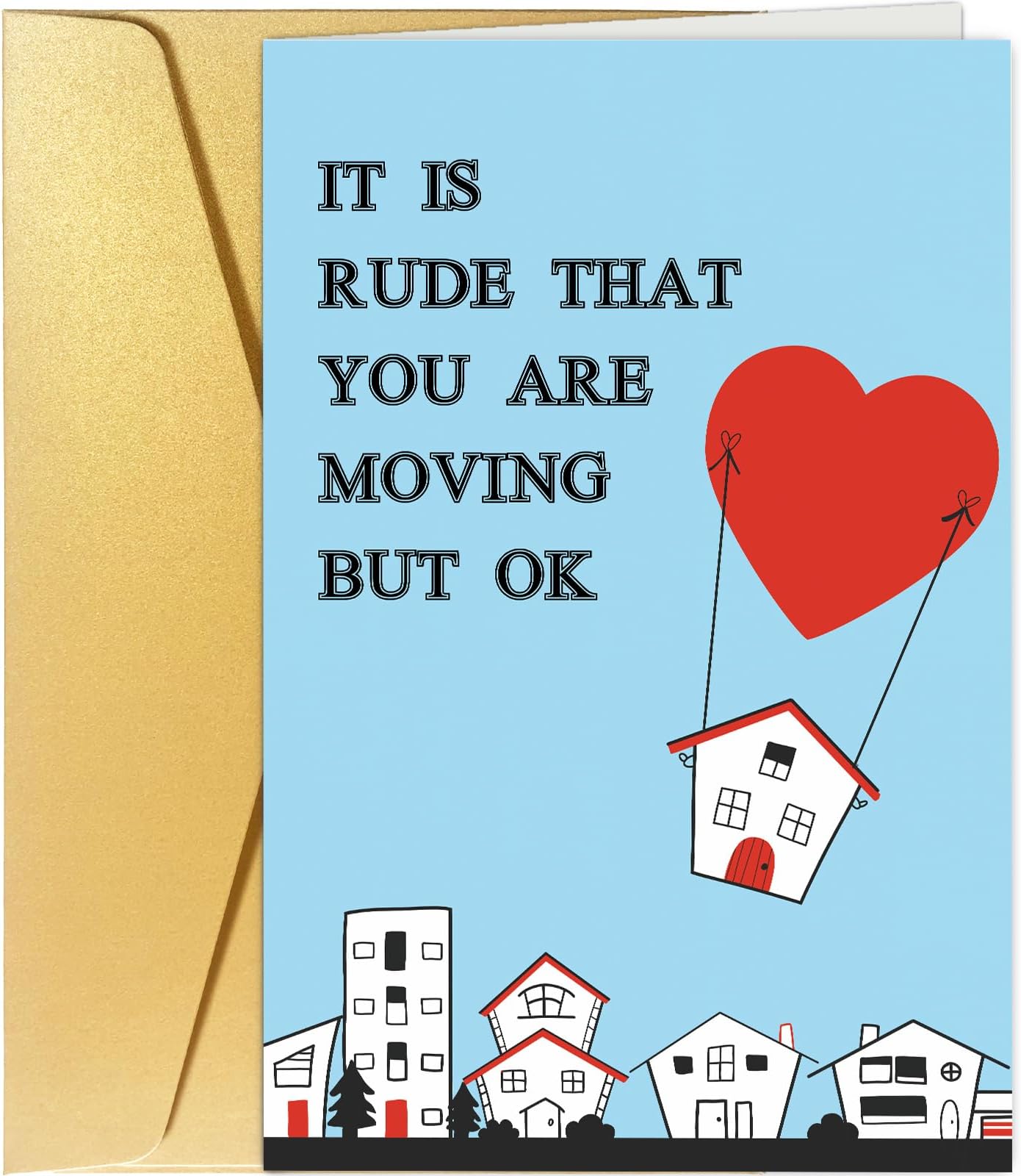 Amazon.com : Old English Co. Cat Sorry You're Leaving Card - Fun ...