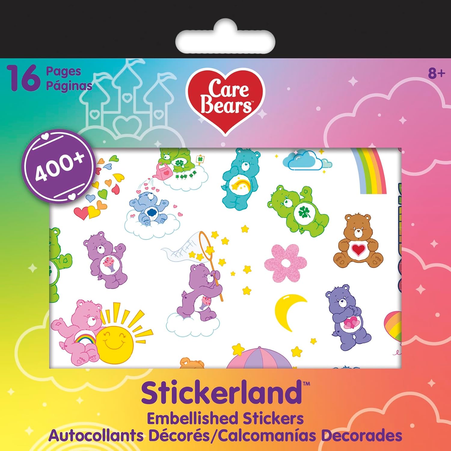 Amazon.com: Care Bears-STICKERLAND Multi SUBS Sticker PAD-16PGS ...