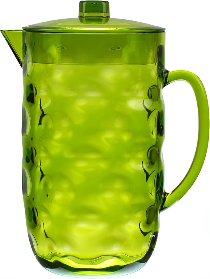 Amazon.com: QG Acrylic Plastic Pitcher with Lid BPA Free - Great for ...