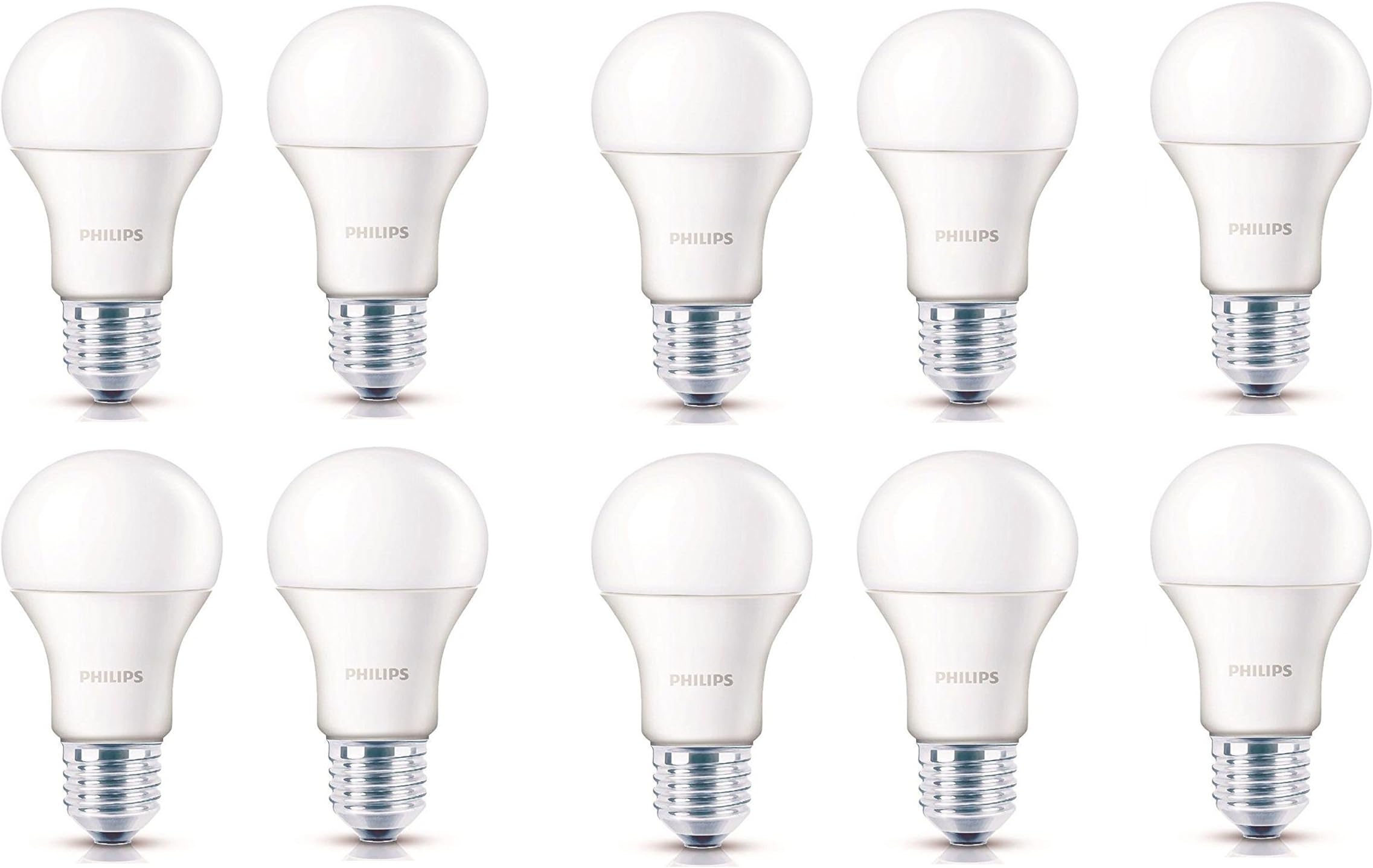 Buy PHILIPS E27 7-Watt LED Bulbs WW (Pack of 10, Warm White) Online at ...