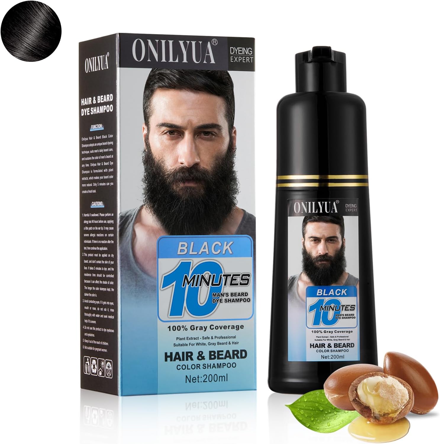 Amazon.com : REWIND IT 10 Jet Black Men's Hair Color : Beauty ...
