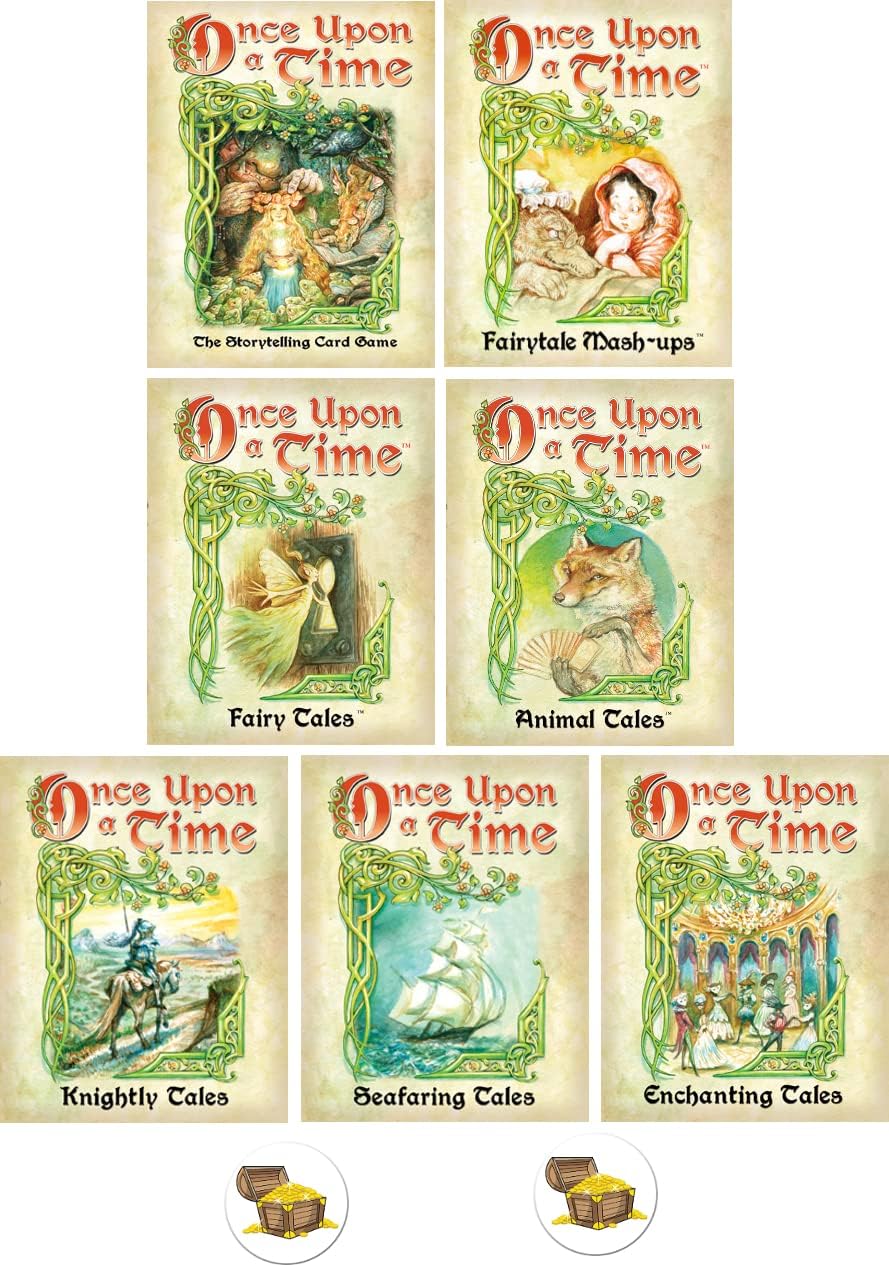 Amazon.com: Once Upon A Time Card Game Bundle with Base Game and Six ...