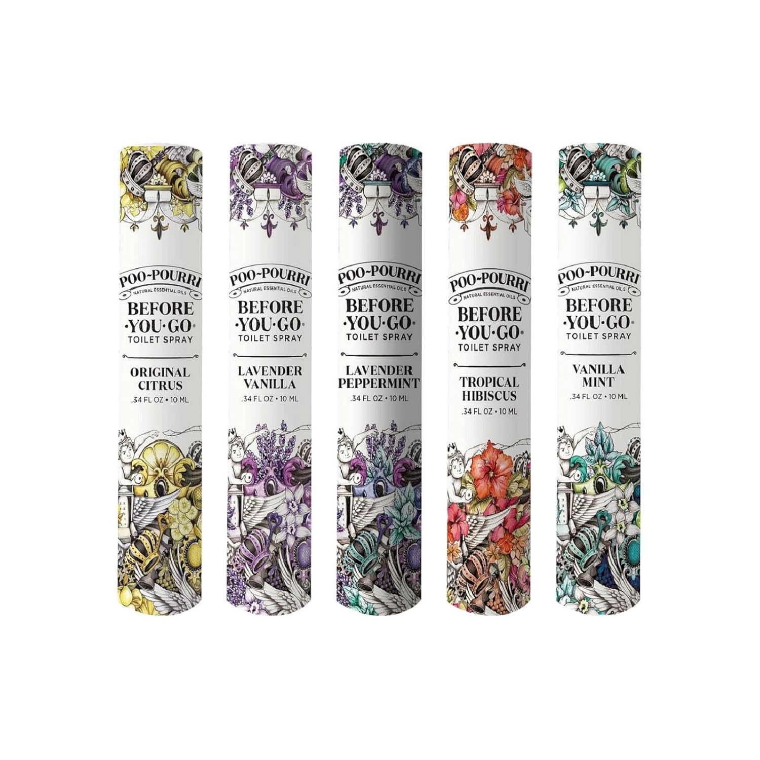 Amazon.com: Poo-Pourri Before-You-Go Toilet Spray, In A Pinch Pack ...