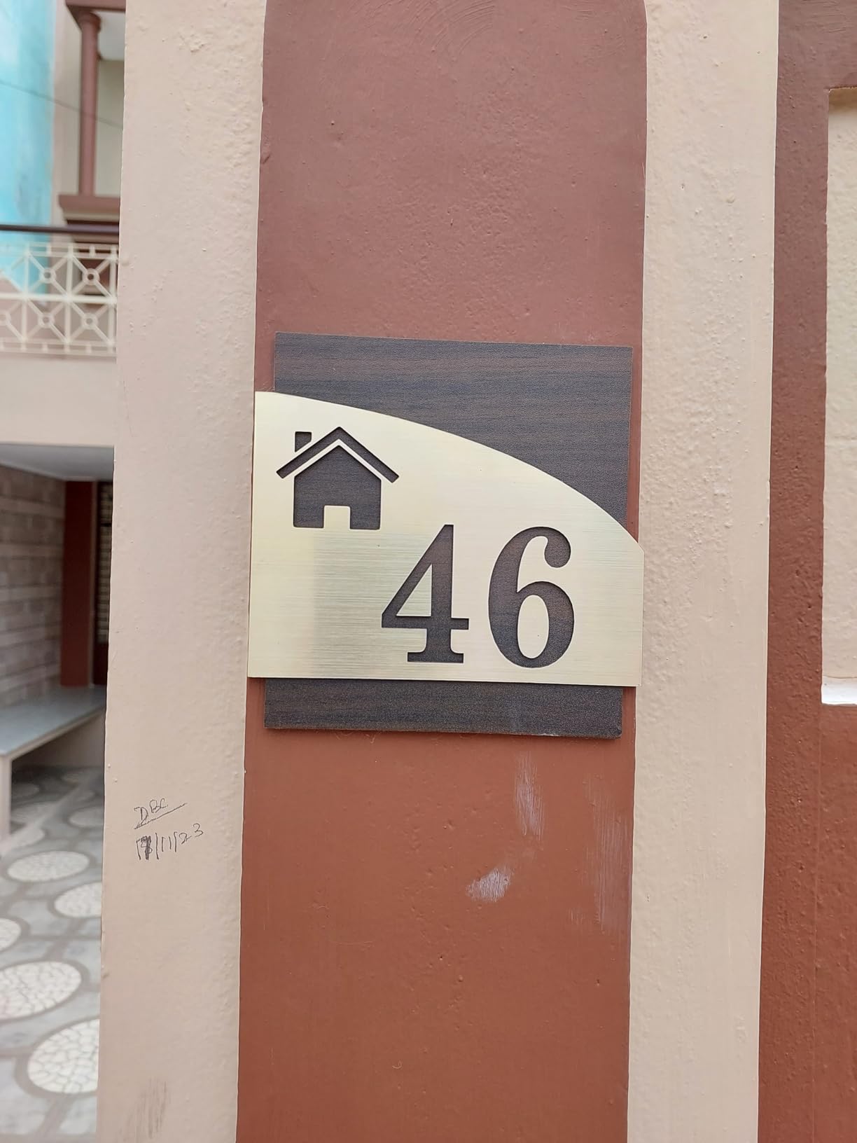 STUDPEEK 204 Door Number Plate For Home Customized Personalized Name ...