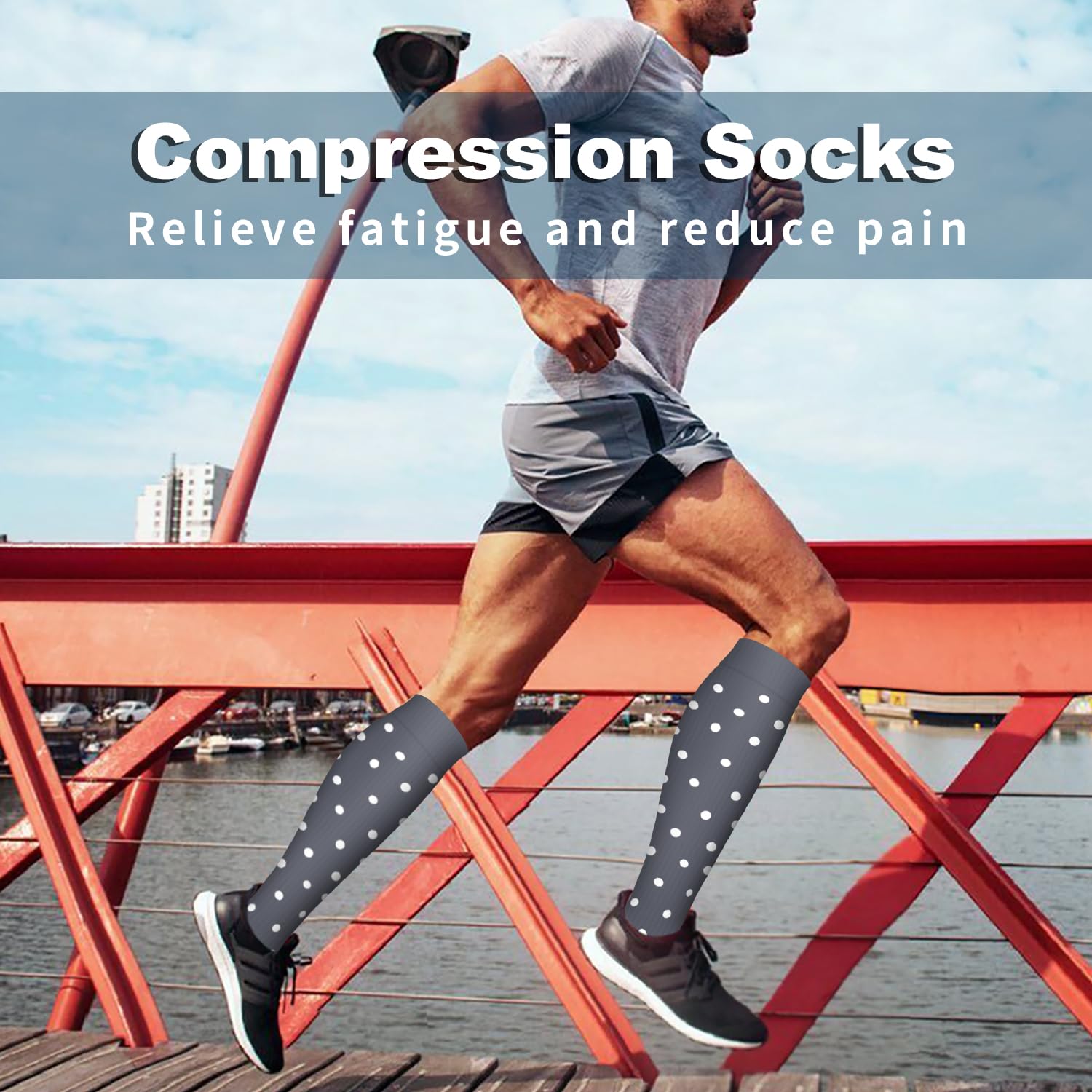Snapklik.com : Bluemaple Copper Compression Socks For Women & Men ...