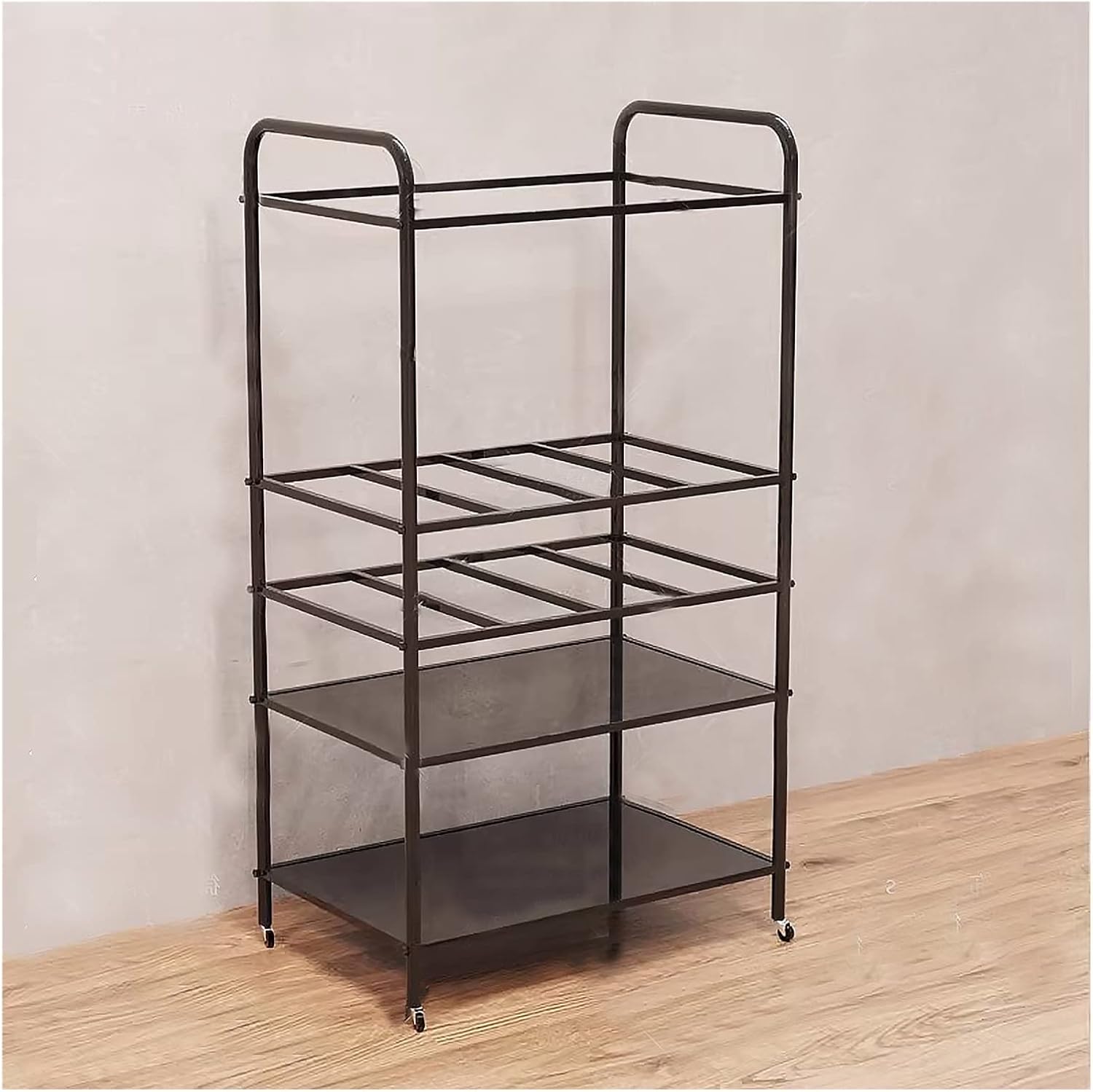 Amazon.com: LZMZMQ Portable Rolling Storage Cart for Yoga Mats/Yoga ...