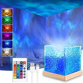ACENZ Ocean Wave Projector Light, Northern Lights Projector, 16 Colors ...