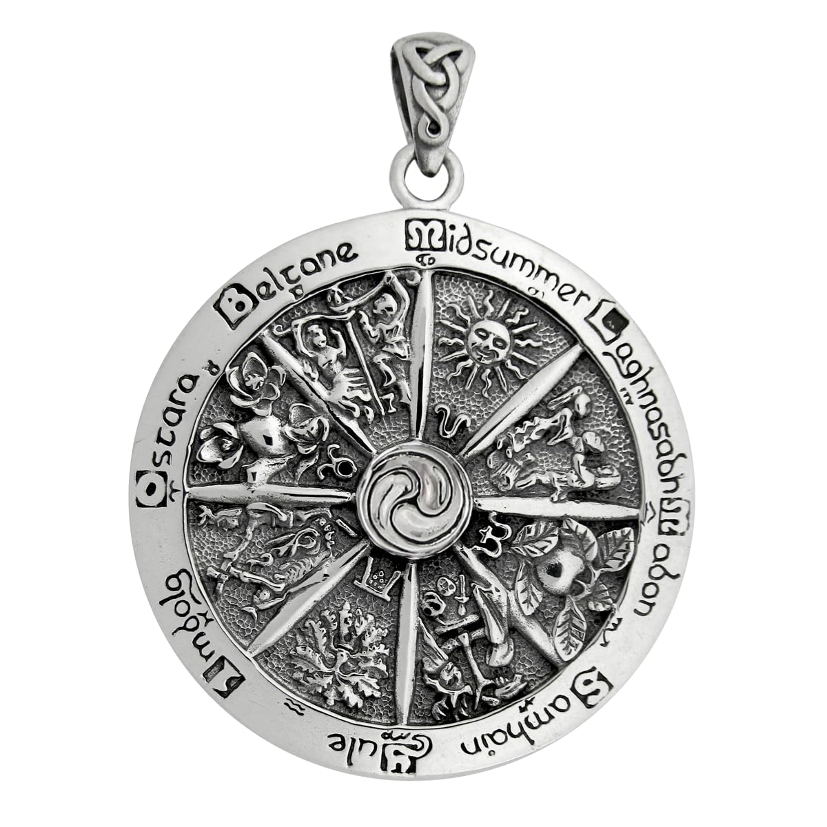Amazon.com: Dryad Design Wheel of the Year Pendant - Pagan Jewelry ...