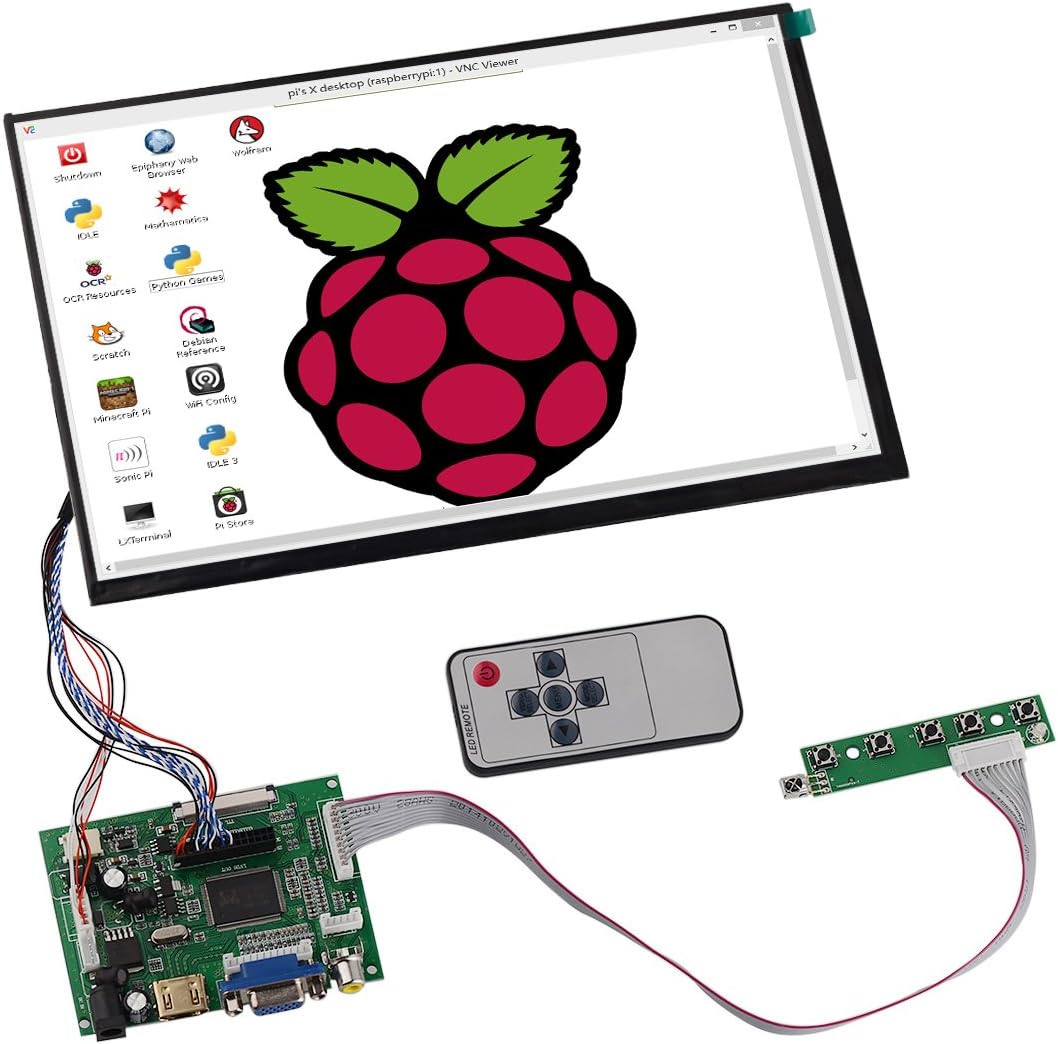 Tontec 10.1 pulgadas de alta resolución de 1280x800 IPS Raspberry Pi ...