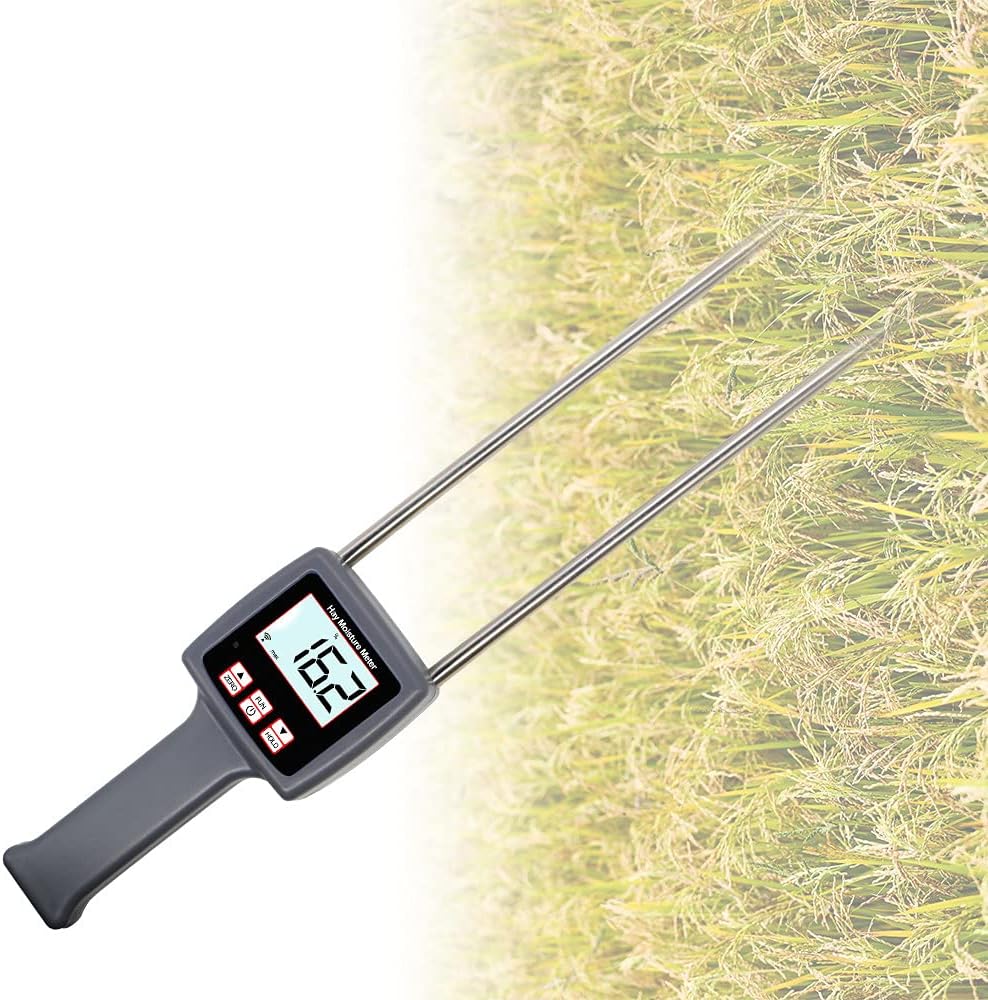 Hay Moisture Meter Tester for Alfalfa Pasture Knots Straw Etc with ...