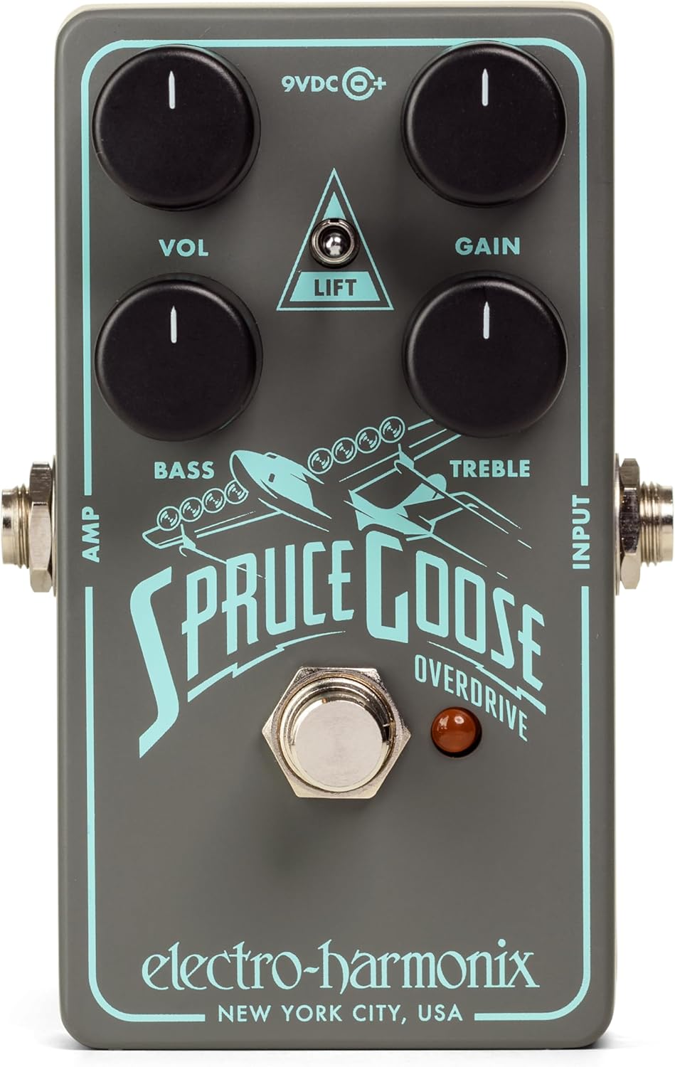Amazon.com: Electro-Harmonix Spruce Goose Overdrive Pedal : Musical ...