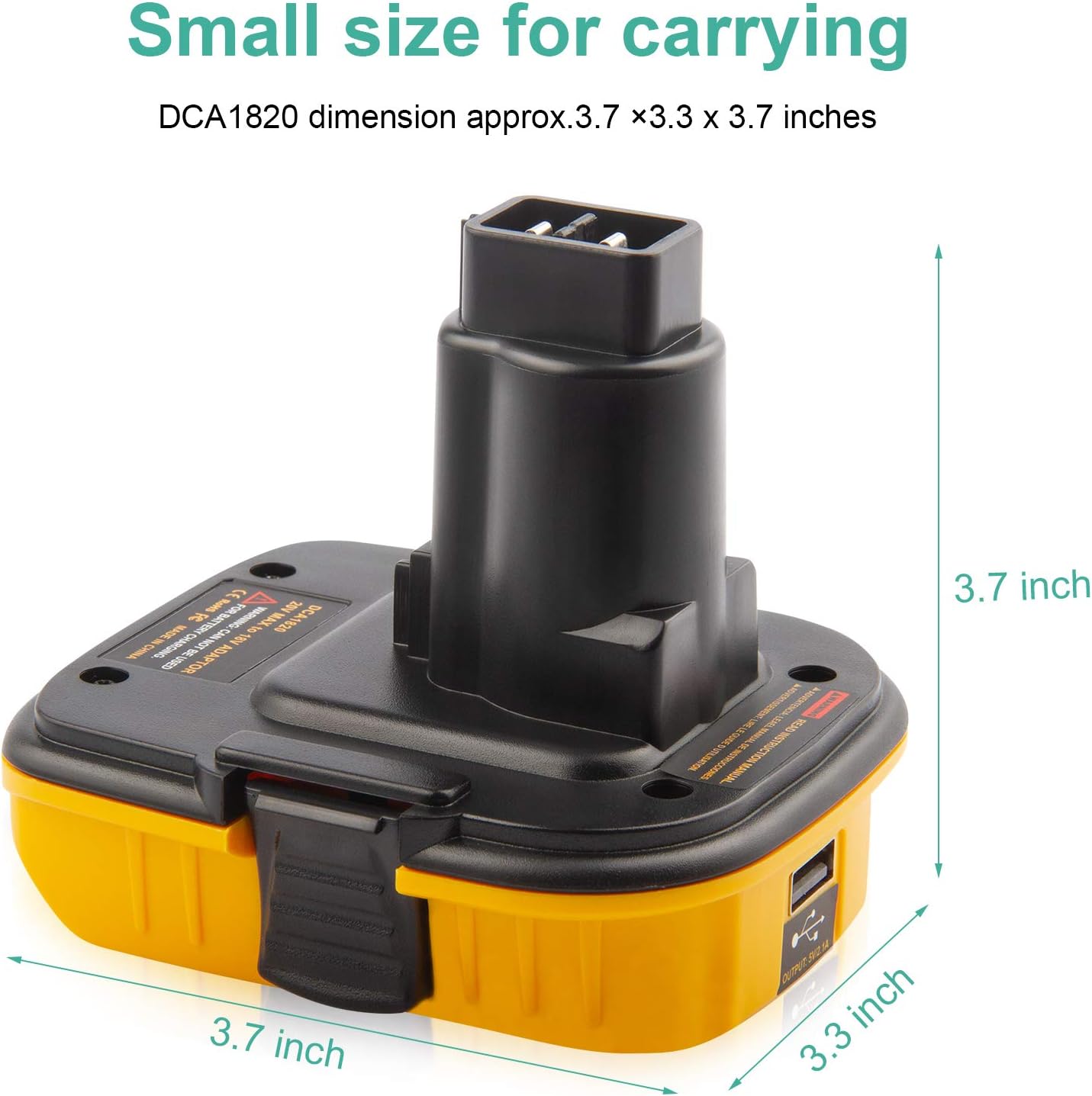 Buy Battery Adapter DCA1820 for Dewalt 18V Tools, Convert 20V Lithium ...