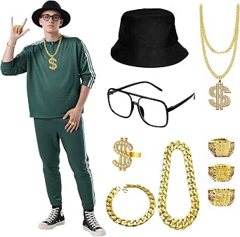 Amazon.com: Men Tracksuit 2 Piece Outfits Sweatsuits Accessories Set ...