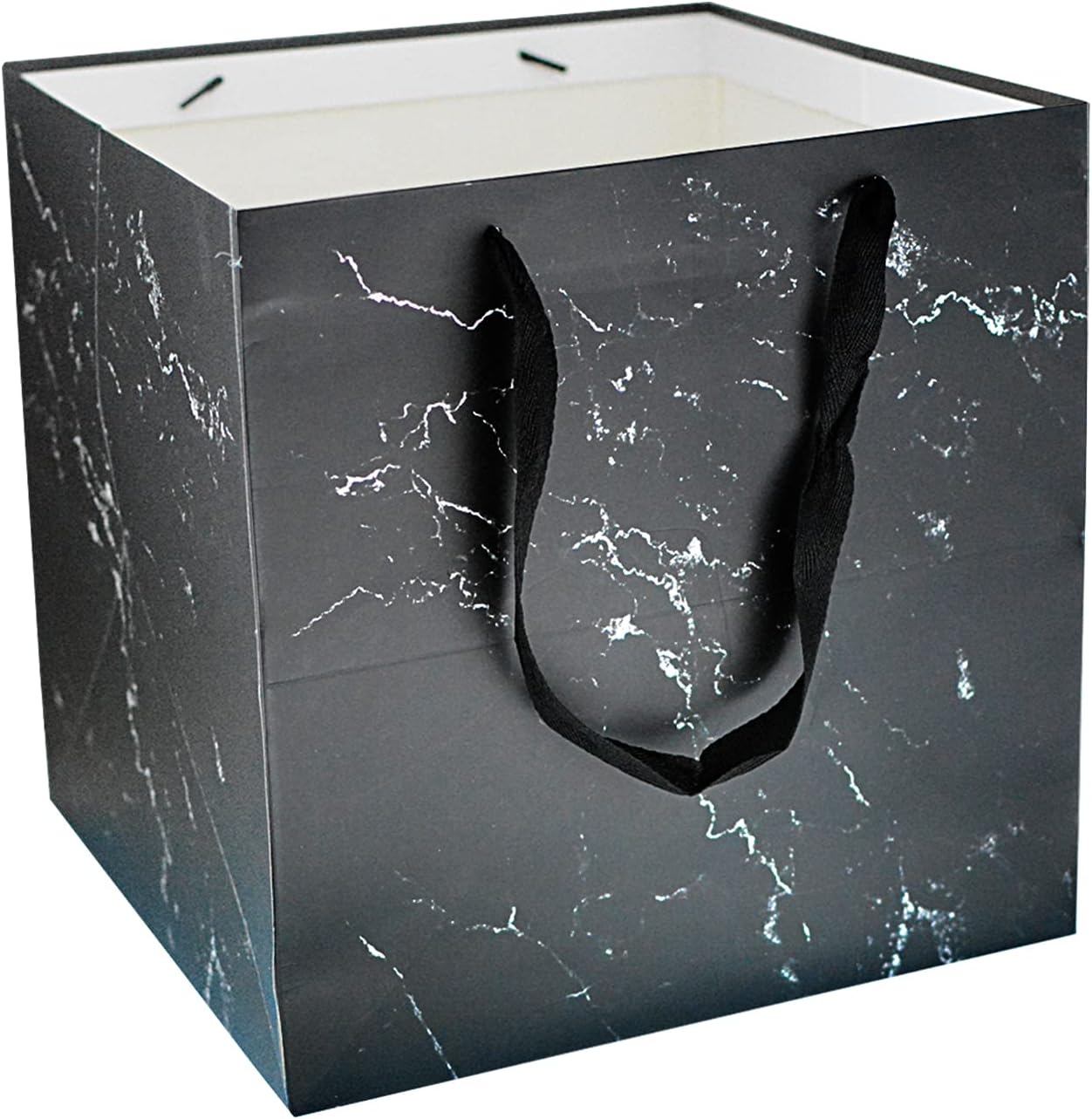 Amazon.com: RUIFYRAY Large gift bag, 11.8" Square Reusable Big Boxes ...