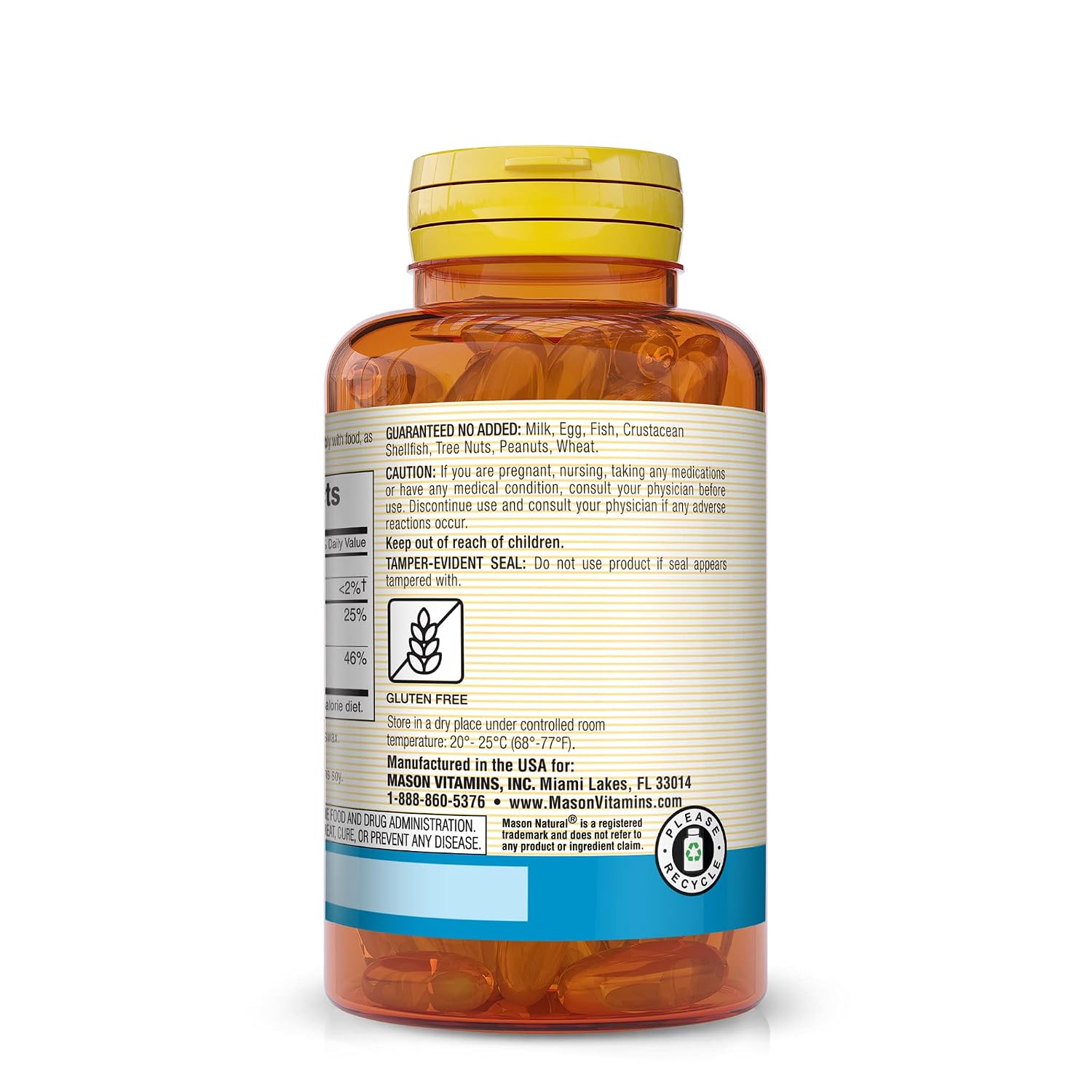 MASON NATURAL Cálcio de Rápida Absorção com Vitamina D3 - Fortalece a ...