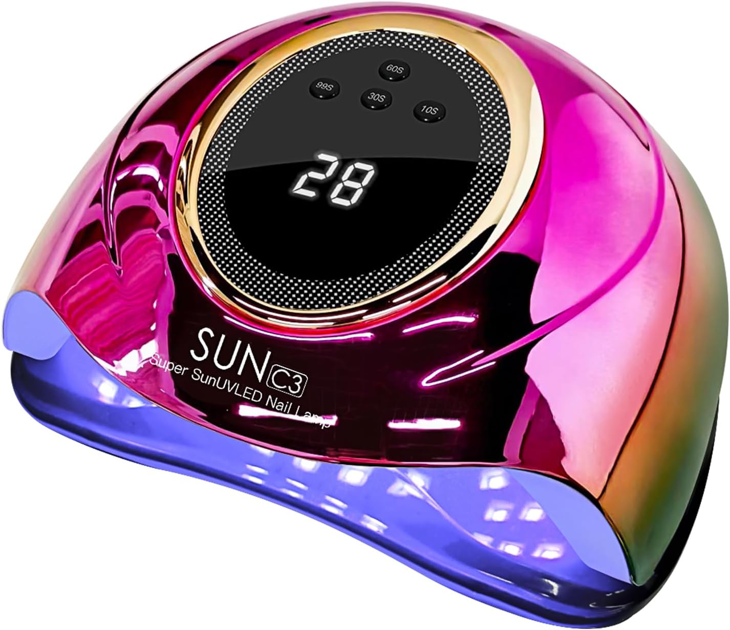 Amazon.com: MIRAGE LAYON Professional UV Light for Gel Nails - 63 LED ...