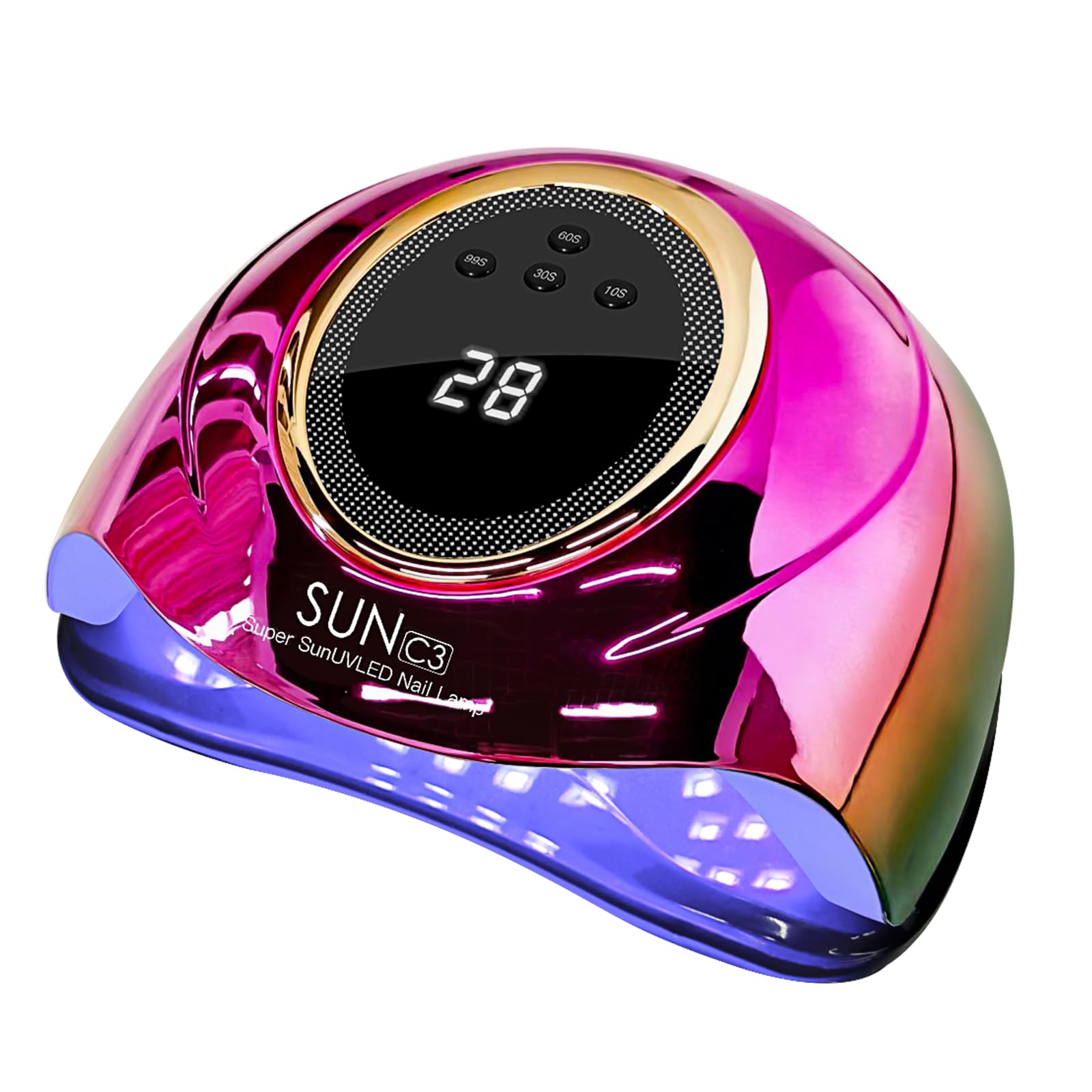 Amazon.com: UV Light for Nails Lamp - MIRAGE LAYON with 63 Lamp Beads 4 ...