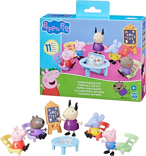 Amazon.com: Peppa Pig Peppa's Playgroup Playset, Medium : Toys & Games