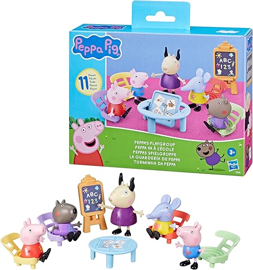 Amazon.com: Peppa Pig Peppa's Playgroup Playset, Medium : Toys & Games