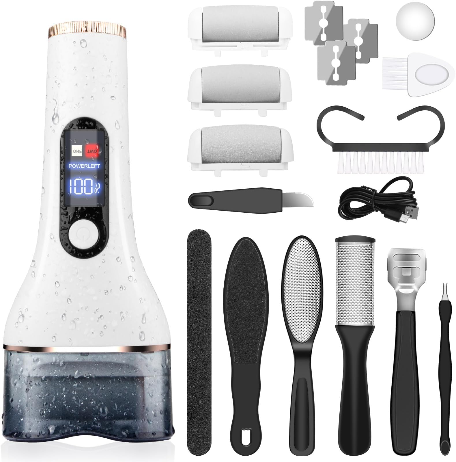 Amazon.com : Electric Callus Remover for Feet,Rechargeable Portable ...