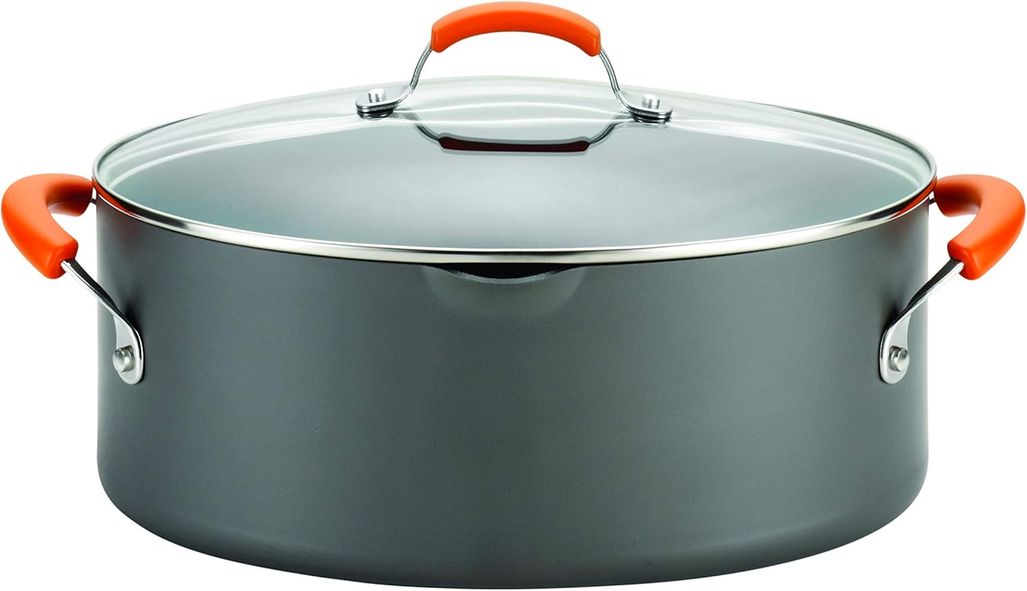 Amazon.com: Rachael Ray Hard-Anodized Nonstick Oval Pasta Pot ...