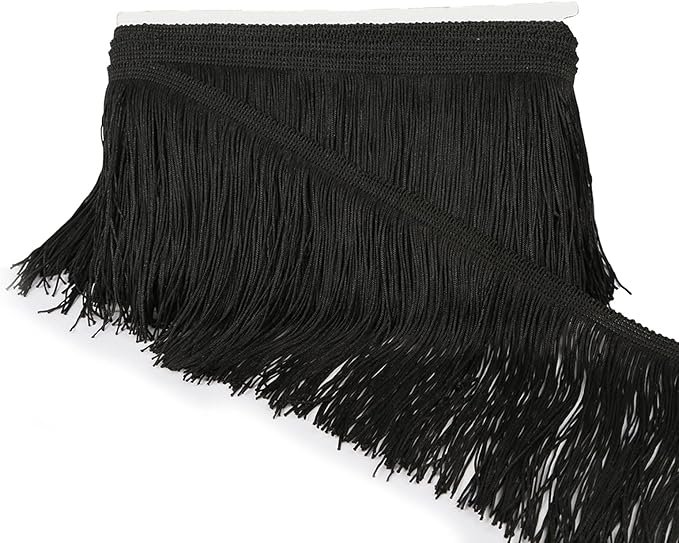 Amazon.com: HedongHexi Chainette Fringe Trim 5 Yard x 4 Inches Fabric ...