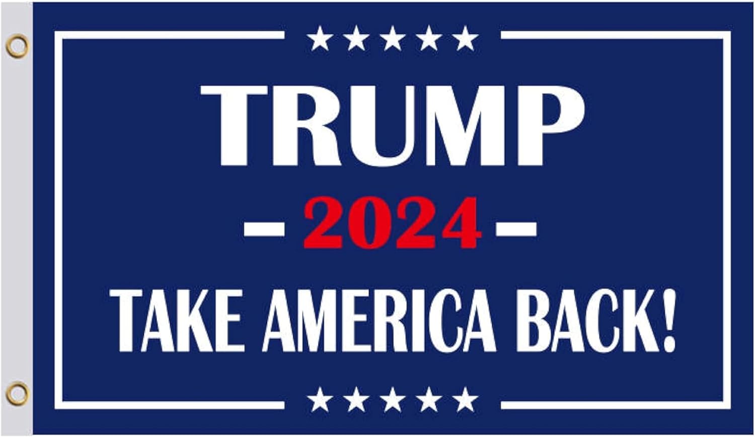 Amazon.com : 3x5 FT Trump 2024 Flag Take America Back - Large American ...