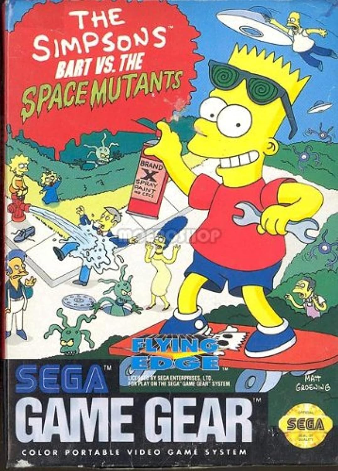 Amazon.com: The Simpsons: Bart vs. the Space Mutants - Sega Game Gear ...