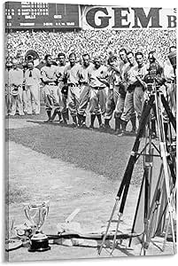 Amazon.com: ZZYC Lou Gehrig Farewell Speech Luckiest Man Alive Baseball ...