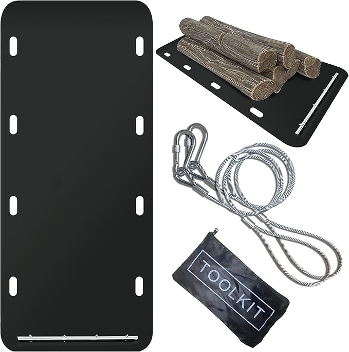 Amazon.com: 48" x 110"- Yard Drag Sled with Pull Cables HDPE Thickened ...