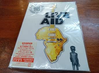 Amazon.co.jp: *希少 未使用DVD* LIVE AID 1985 ライヴ・エイド 初回生産限定盤 4枚組DVD QUEEN ...