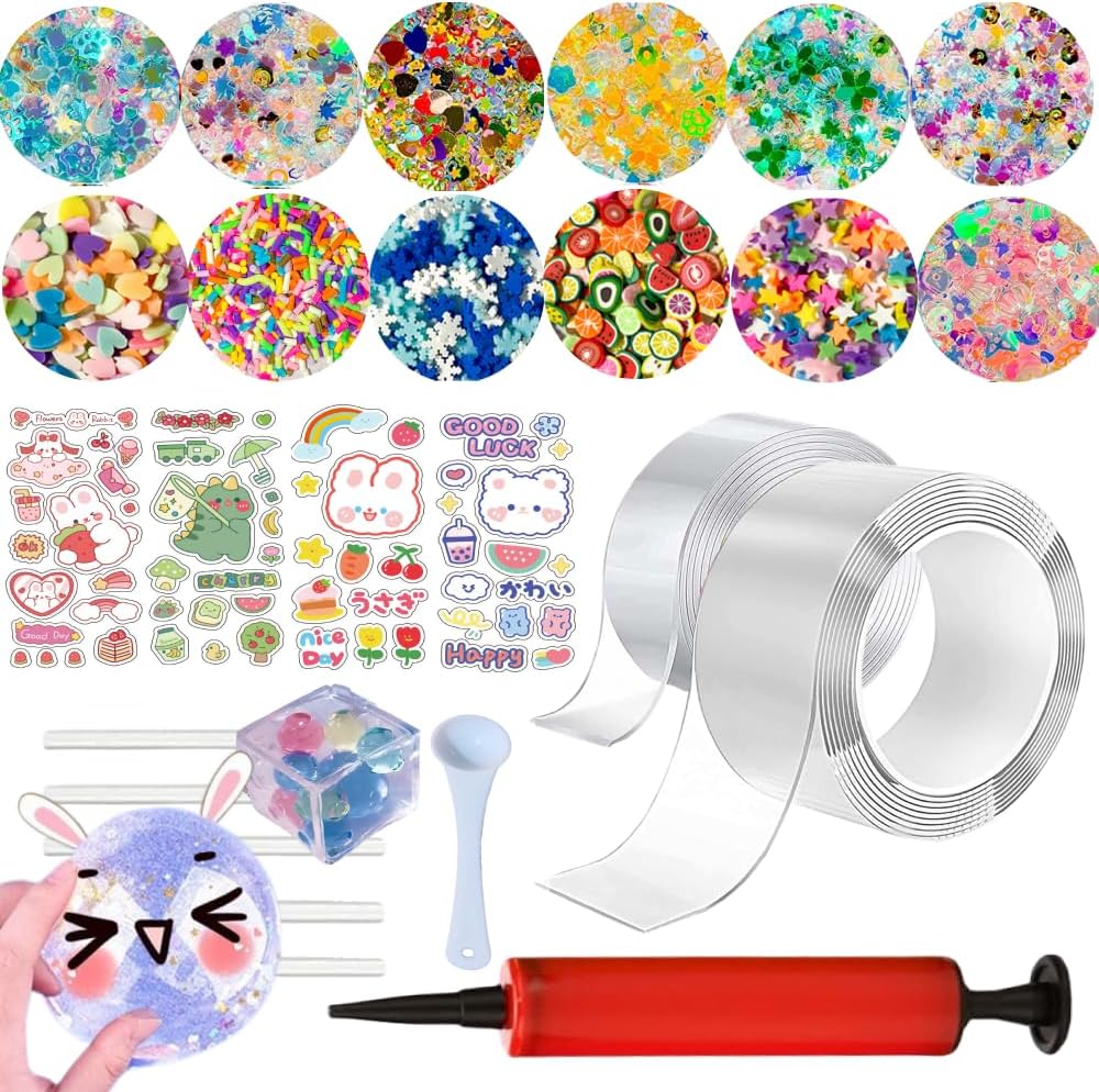 Amazon.com: Nano Tape Bubble Kit, Nano Double Sided Adhesive Tape Bubbles, Handmade DIY Nano ...