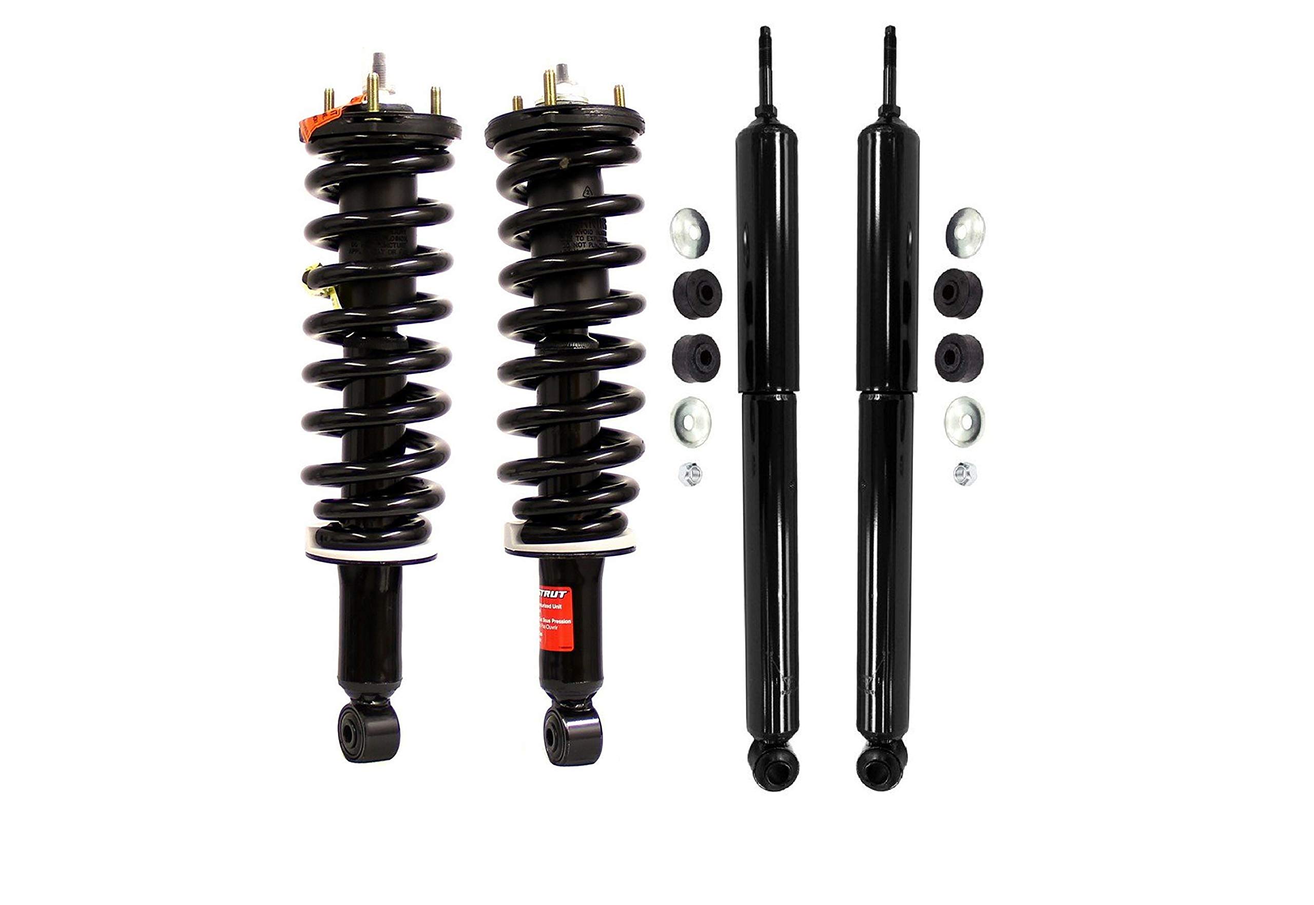 Snapklik.com : Monroe Front Strut Coil Springs & Rear Shock Absorbers ...