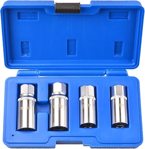 Prokomon Stud Extractor Set, Broken Stud Removal Socket 4-Piece Metric ...